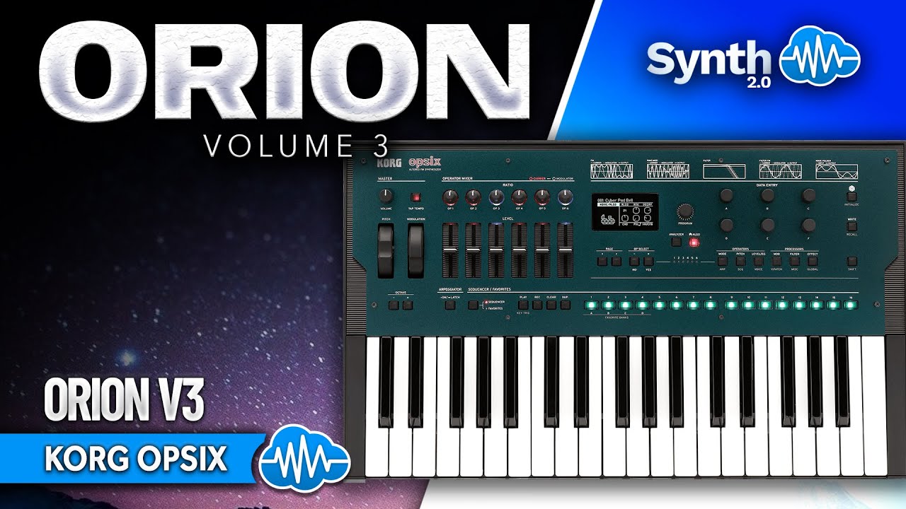 ORION V3 (40 new presets) | KORG OPSIX / SE | SOUND LIBRARY - YouTube