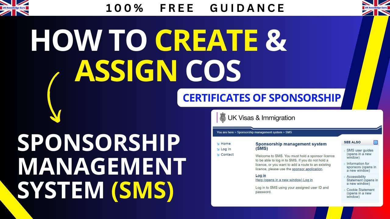 How to Assign CoS | How to Amend CoS | Delete CoS | Sponsorship ...