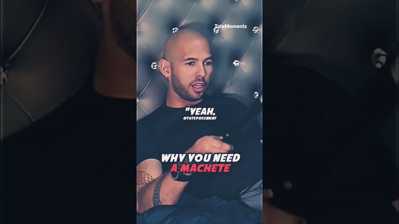 This is why Andrew have his machete | Tate Moments #andrewtate - YouTube