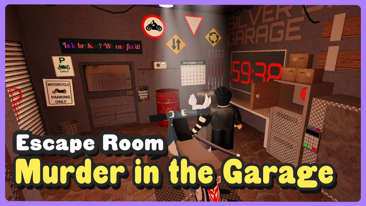 Escape Room Murder in the Garage - Roblox (Complete) - YouTube