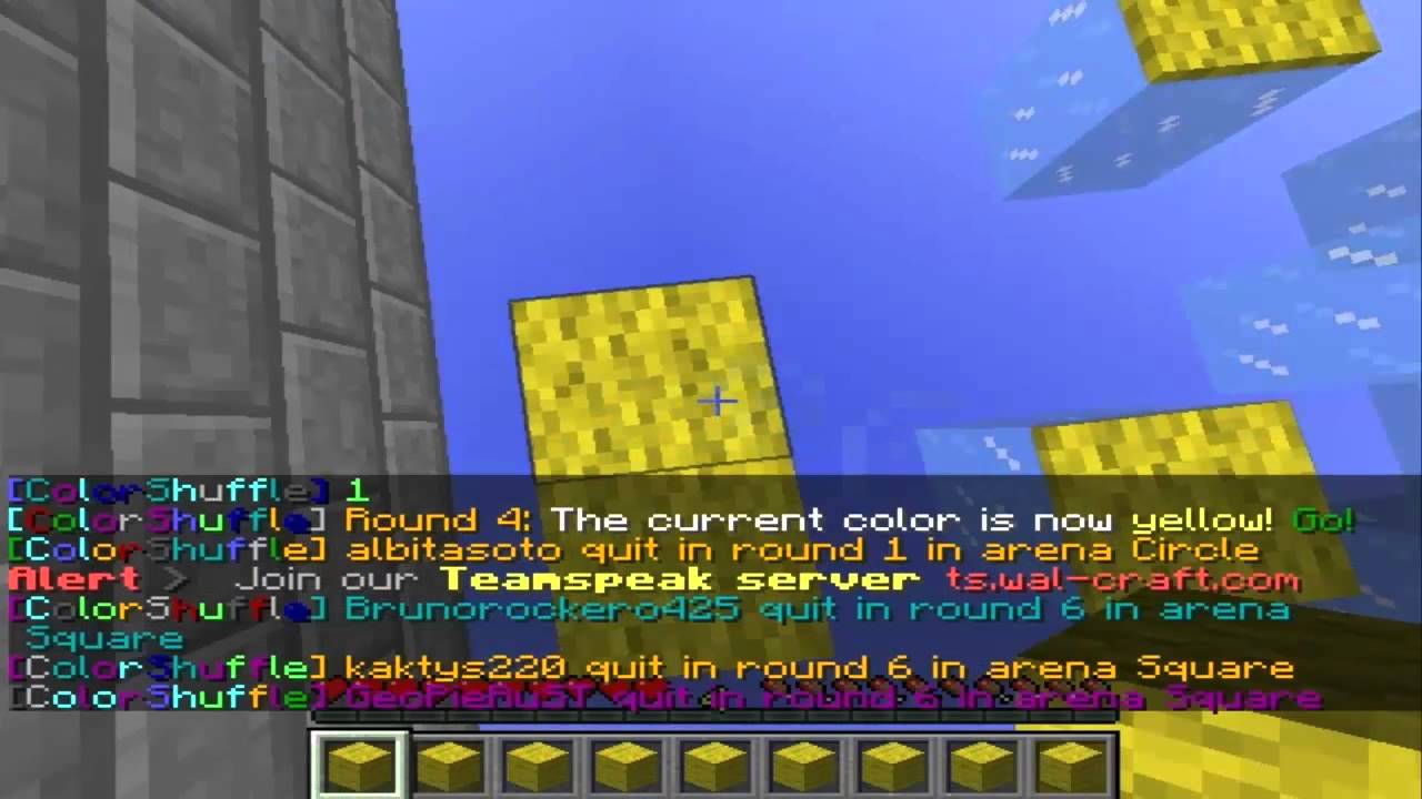 Minecraft Mini Game Color Shuffle ツ - YouTube