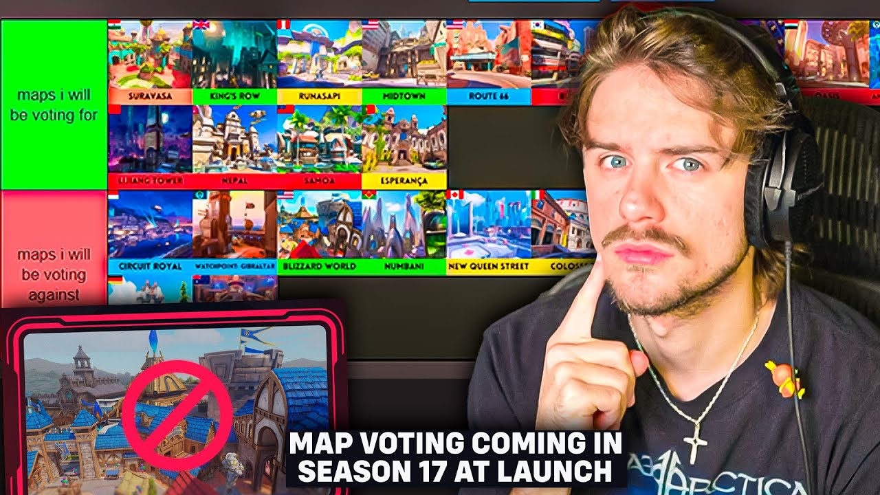 The REAL Overwatch Map Tier List.. (MAP BANS) - YouTube