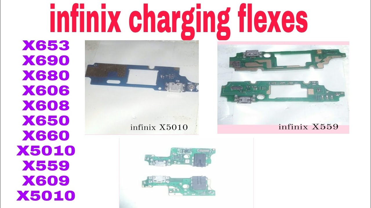 Charging Flex Infinix X5010, X653, X690, X680, X606, X608, X650, X660 ...