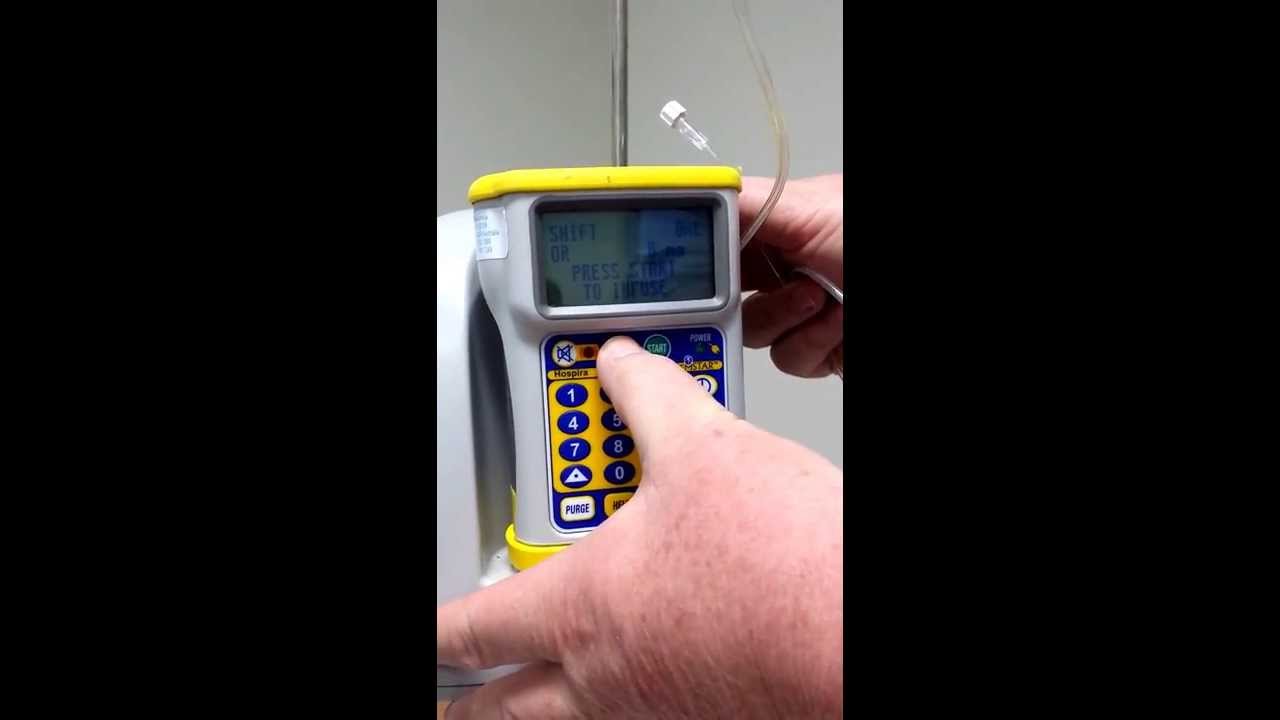 PCA with a Gemstar Pain Management Pump - YouTube