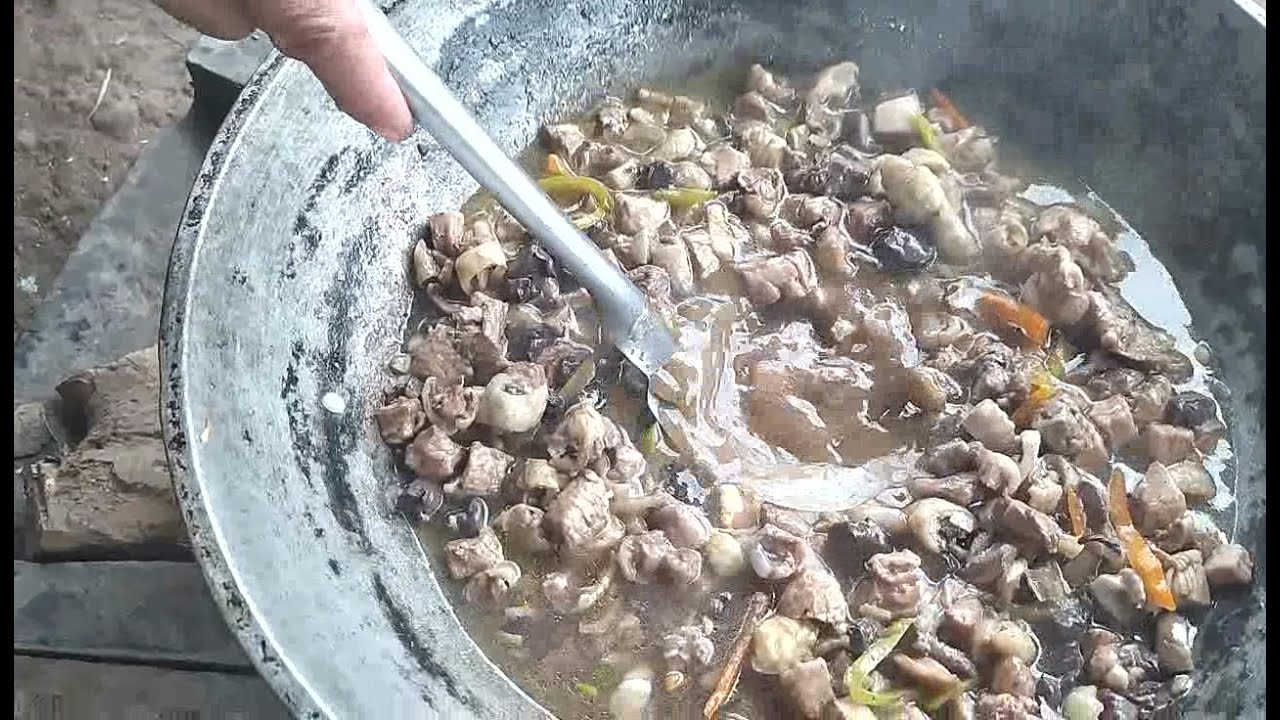 Masarap Na Chicken Cull (Manok) Halang Halang - YouTube