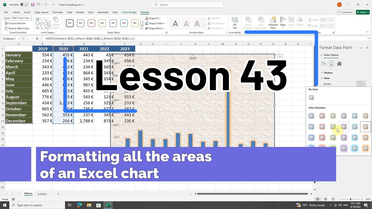 43. Excel Chart Formatting: Customize Chart Elements and Styles - YouTube