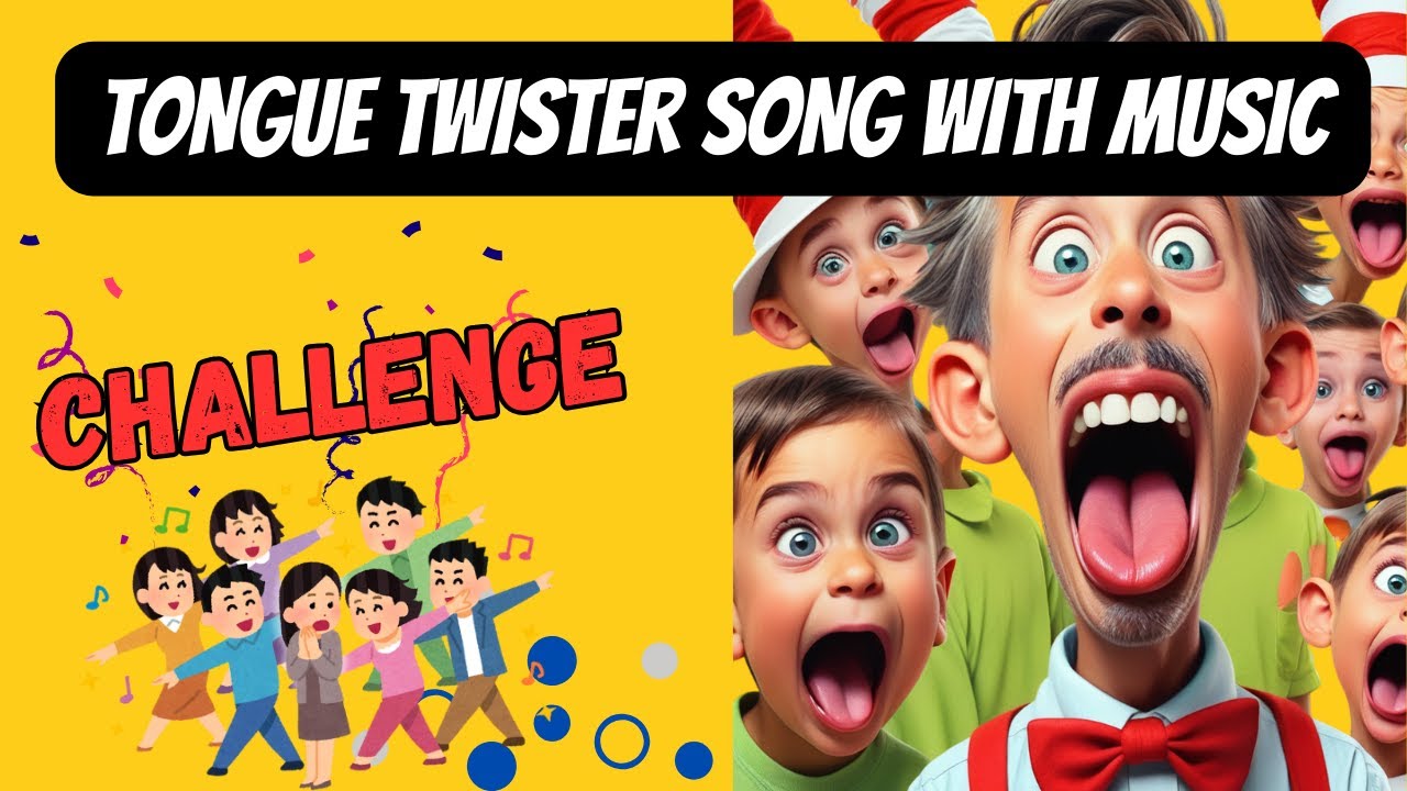 🎵 Tongue Twister Song with music | Fun and Challenging Pronunciation ...