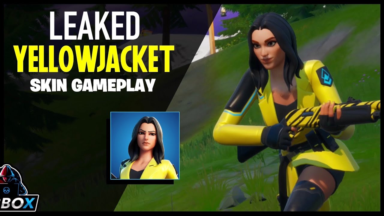 LEAKED “YELLOWJACKET” SKIN GAMEPLAY!!! - Fortnite Battle Royale - YouTube