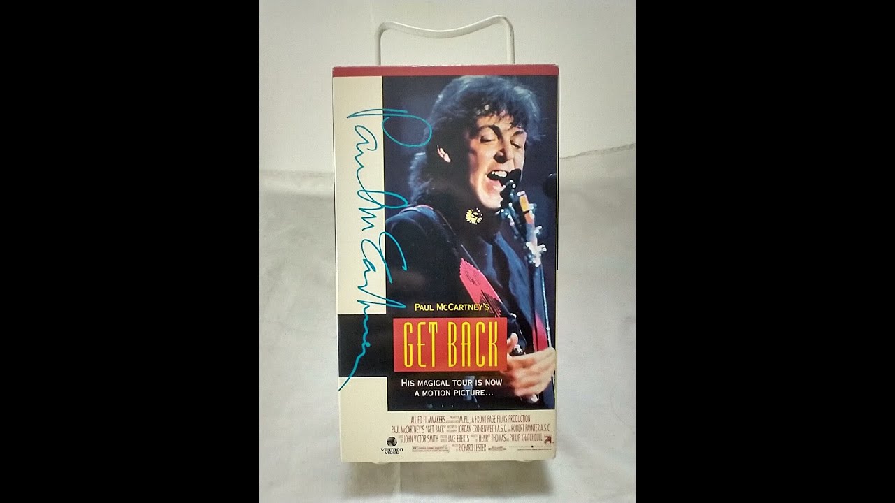 Opening to Paul McCartney's Get Back (1991) 1992 VHS - YouTube
