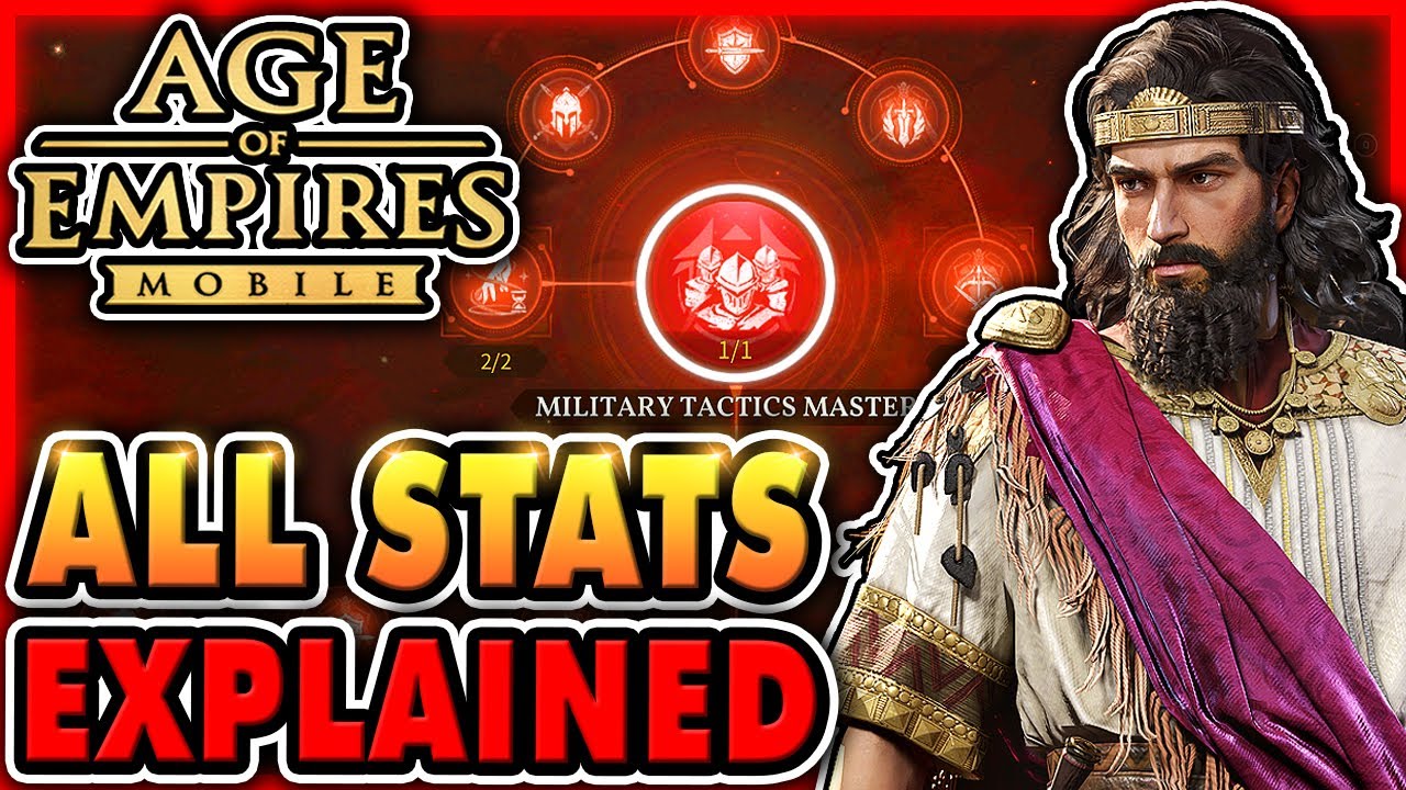 Age of Empires Mobile Talent Tree Guide & Stats EXPLAINED! - YouTube