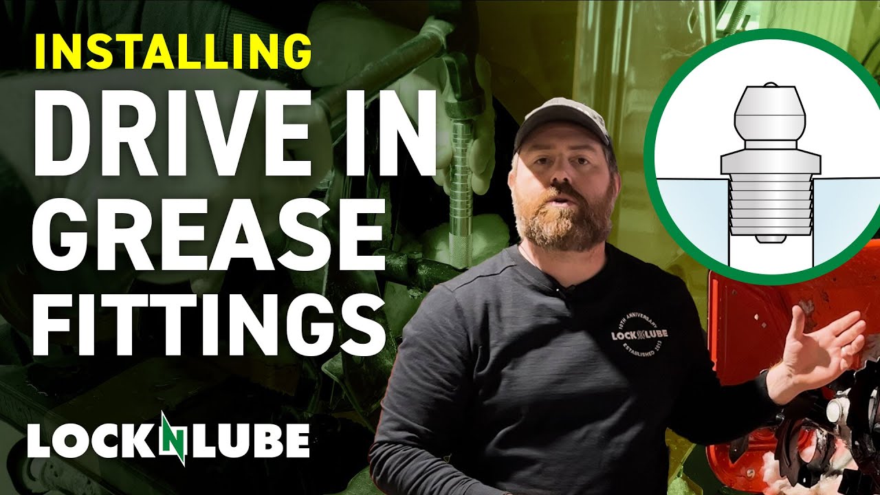 Installing Drive In Zerk Fittings - YouTube