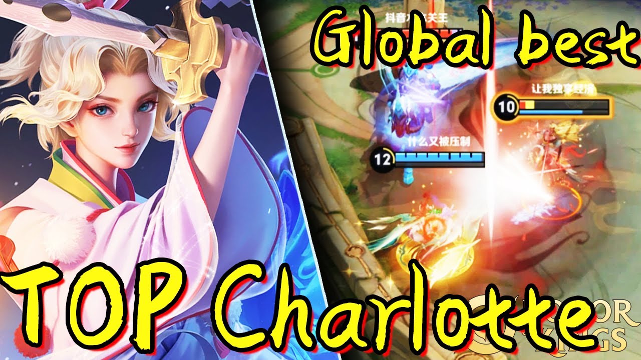 Top Global Charlotte Pro Player hok 1v5 play| Honor of Kings Charlotte ...