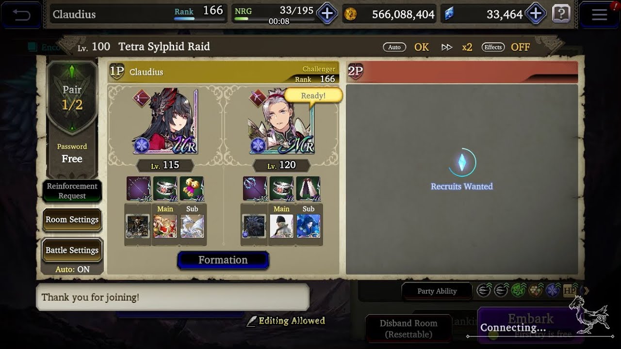 WoTV: Tetra Sylphid Raid Full Auto (Eliza & Macleod Duo) - YouTube