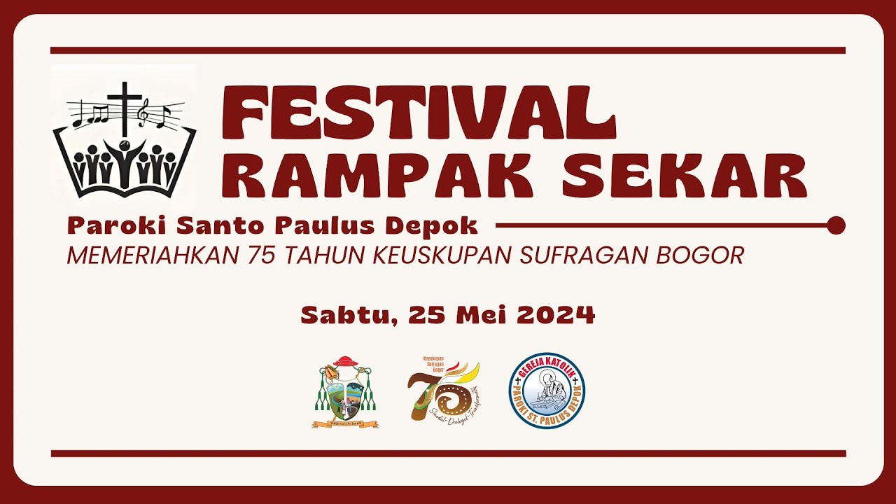 RAMPAK SEKAR PAROKI St.PAULUS DEPOK 2024 - YouTube