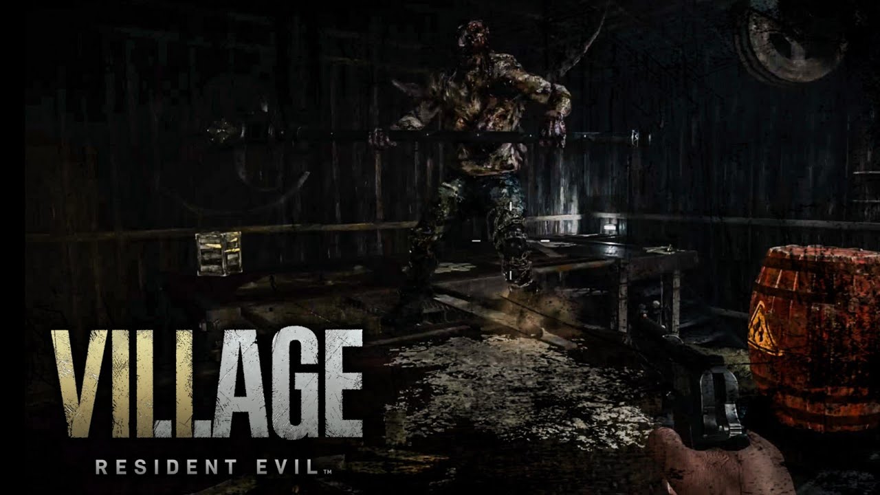 Resident Evil 8 - Giant Boss fight/The Cannibals Plunder - YouTube