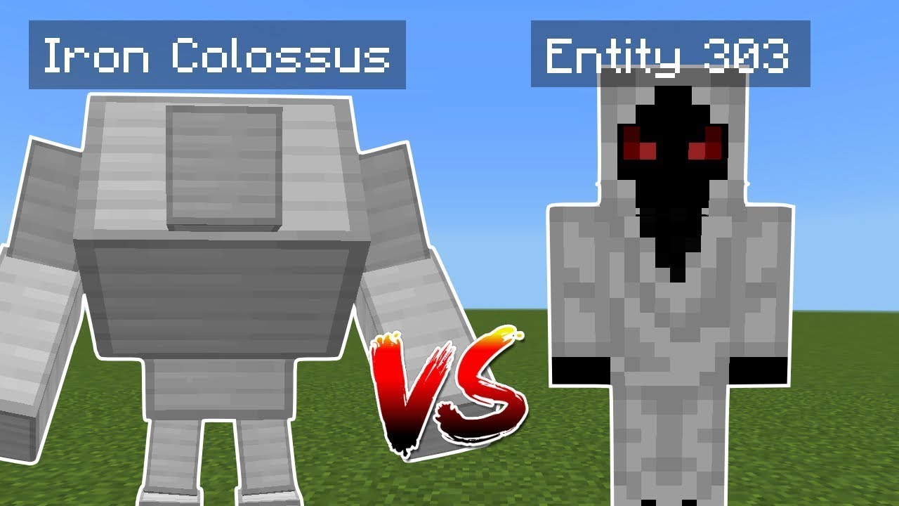 Entity 303 vs Iron Colossus | Minecraft - YouTube