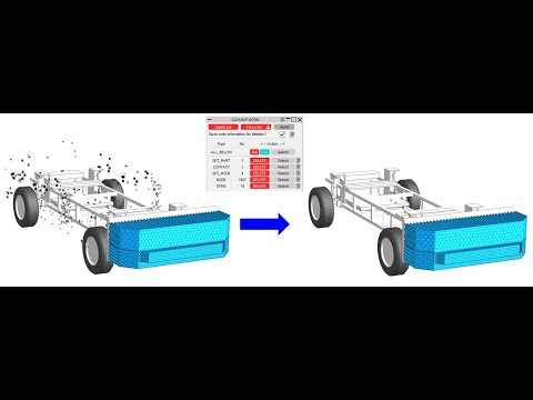 How to Clean Up Ansys LS-DYNA models using Oasys PRIMER - YouTube