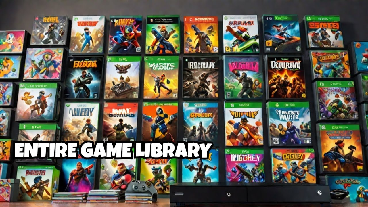 The Ultimate Xbox Game Collection - YouTube