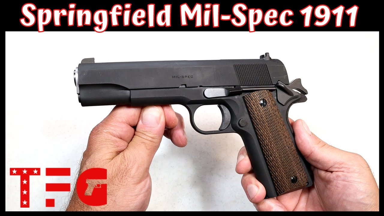 Springfield Mil-Spec 1911 - TheFirearmGuy - YouTube