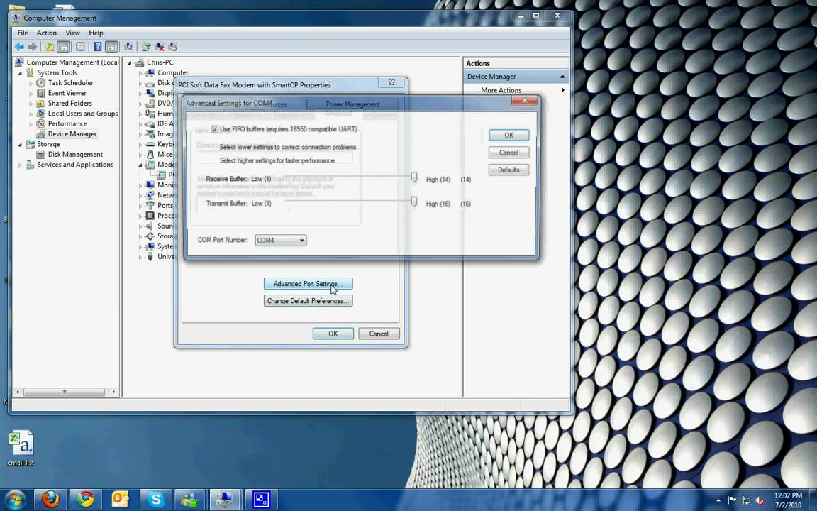 How to Change the COM port 2 - YouTube