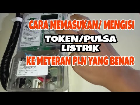 Cara memasukan token atau pulsa listrik ke meteran PLN yang benar 2022 ...