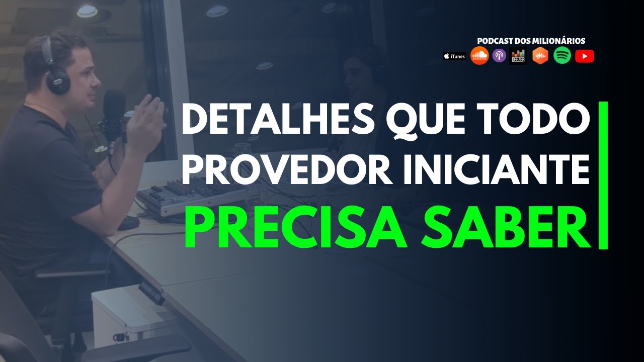 Detalhes que todo provedor iniciante precisa saber - YouTube