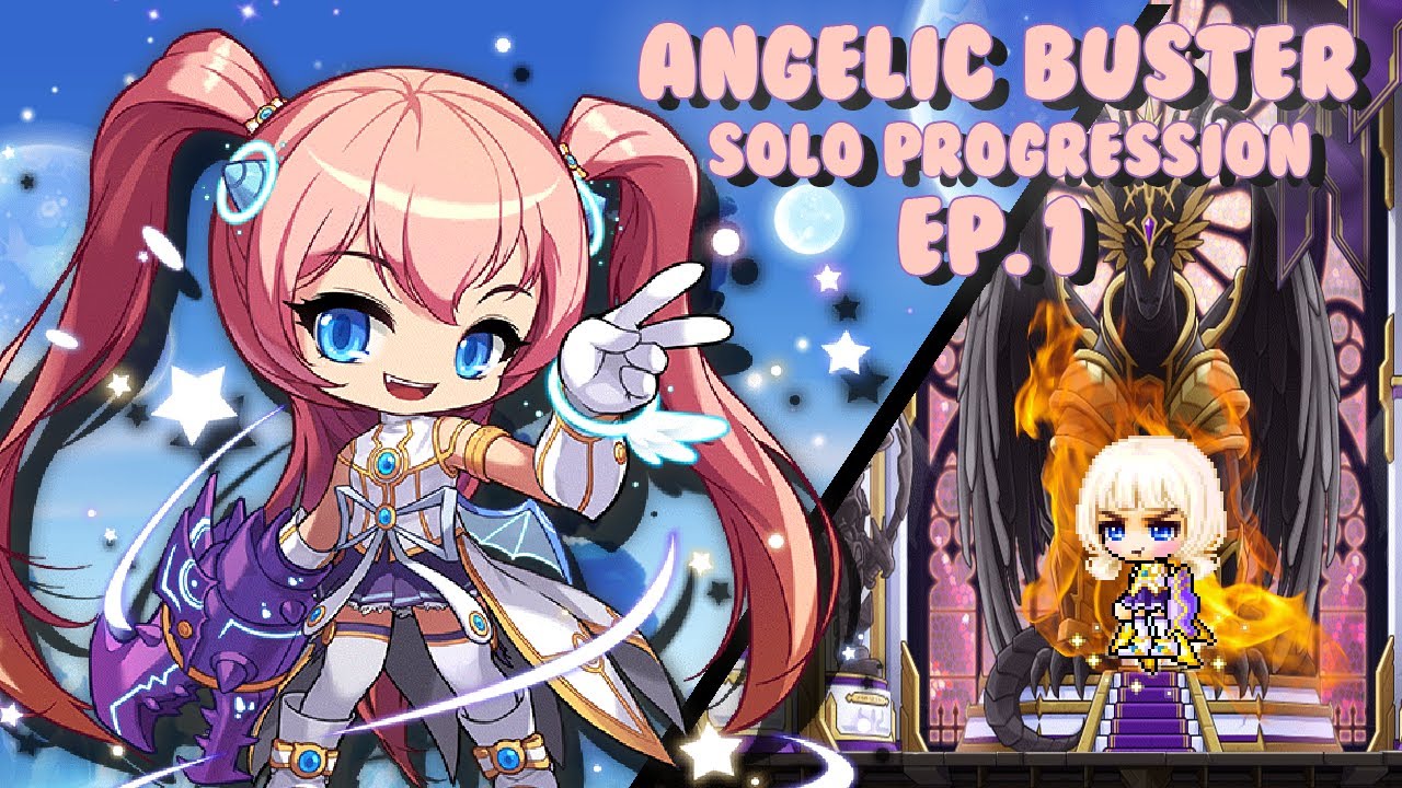 Maplestory | Reboot | Angelic Buster Solo Progression | #01 | The ...