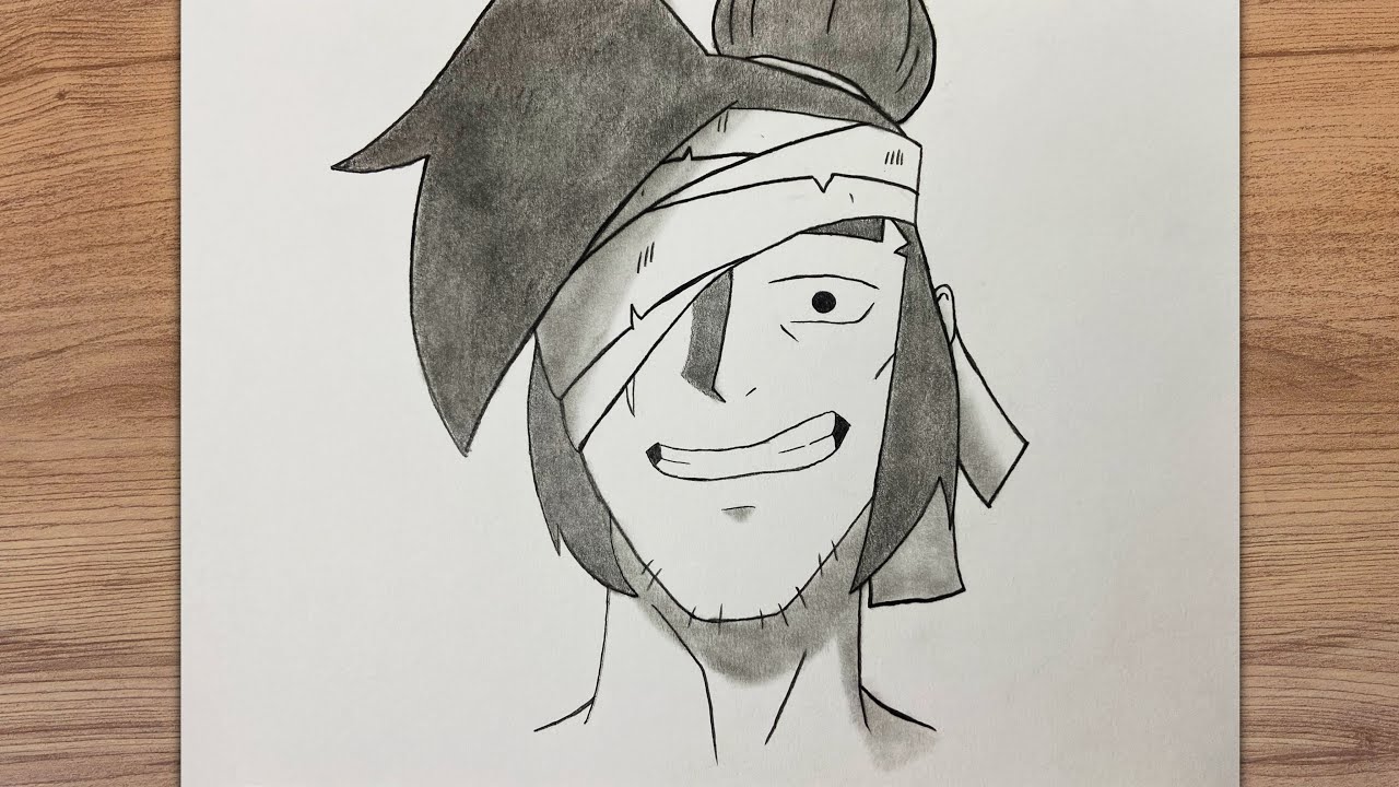 How to draw Ninja Kenji || Brawl Stars || step by step | Easy anime ...