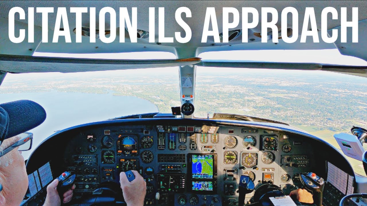 Citation II Approach into KATW | ILS RWY 30 - YouTube