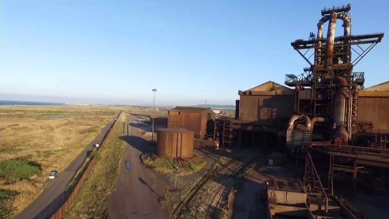 Redcar Blast Furnace - SSI Steel Derelict - YouTube