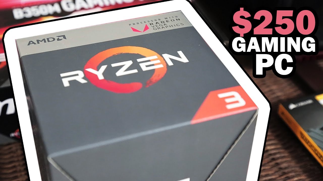 $250 Budget Gaming PC - 2200g - YouTube