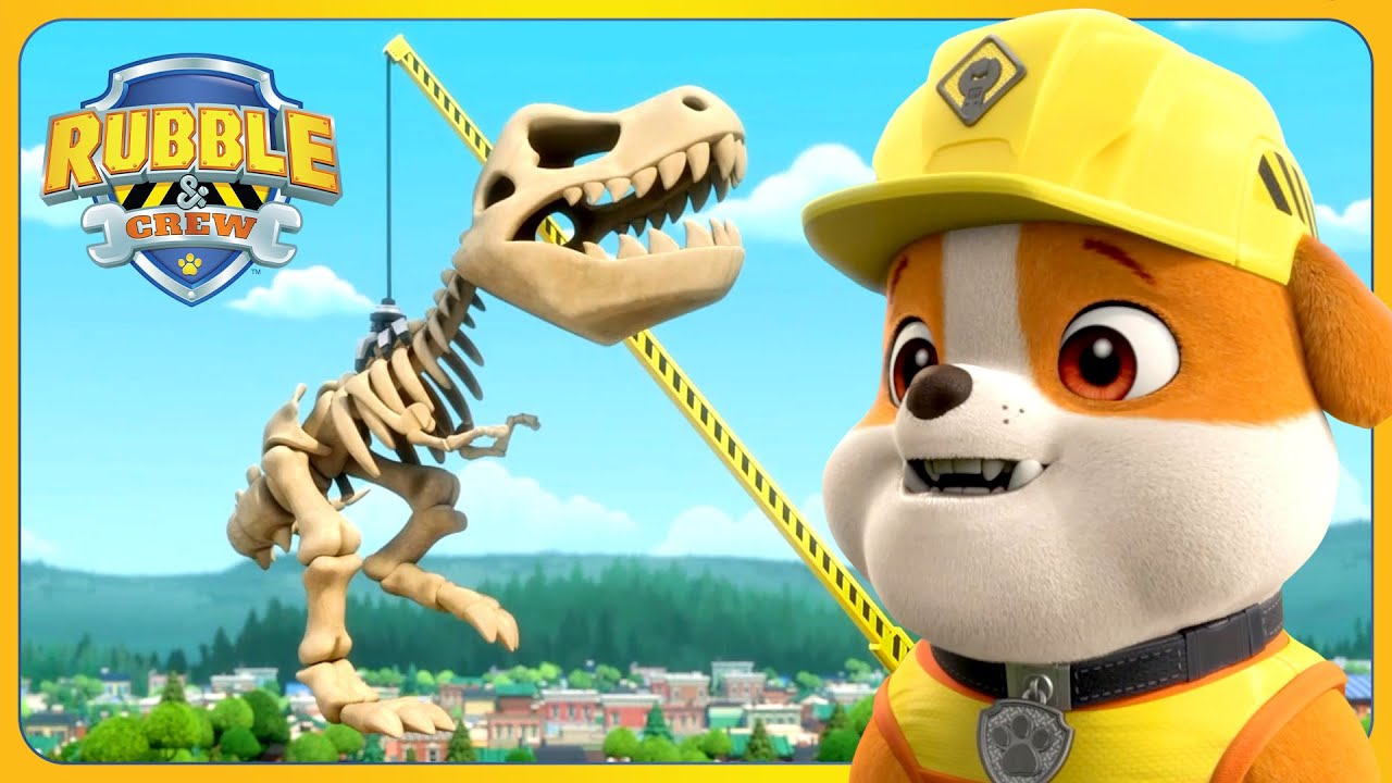 Rubble Delivers Dinosaur Bones and MORE | Rubble and Crew | Cartoons ...