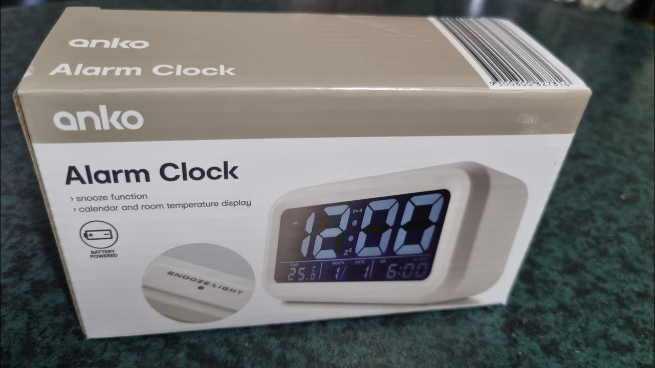 Unboxing Alarm Clock - YouTube