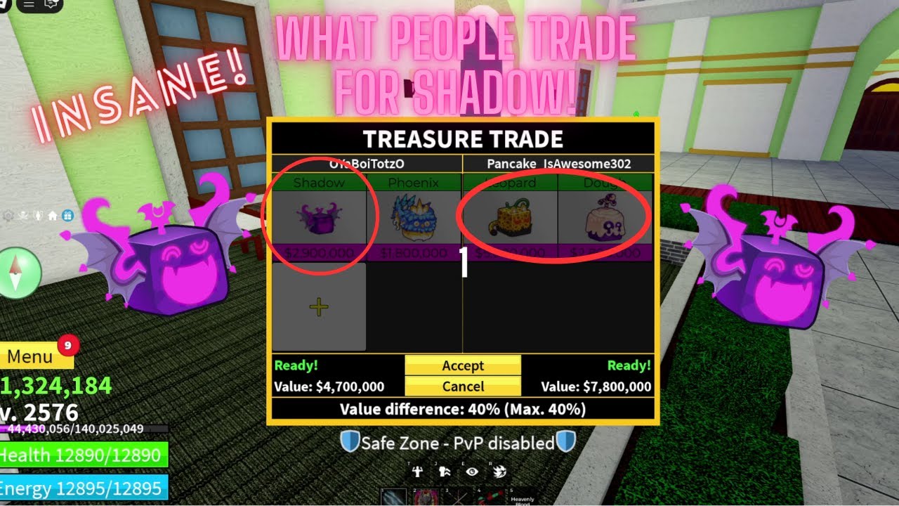 What people TRADE for SHADOW fruit! (INSANE OUTCOME) - YouTube