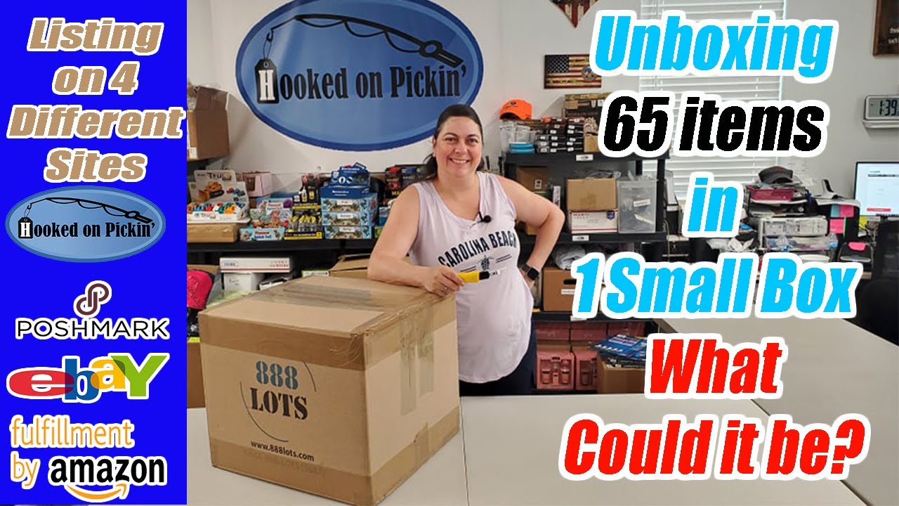 Unboxing 65 Items in 1 Small Box What could it be? I also List on 4 ...