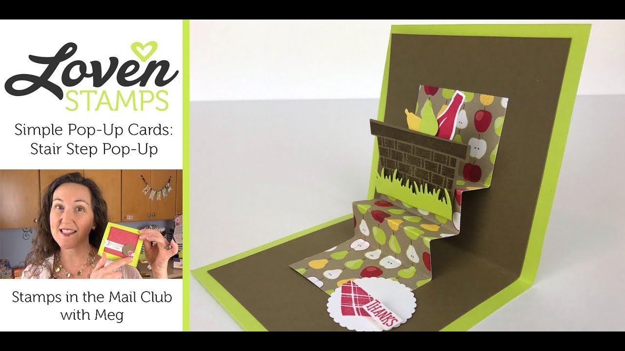 Happy Pi Day! Simple Stair Step Pop-Up Card Tutorial - YouTube