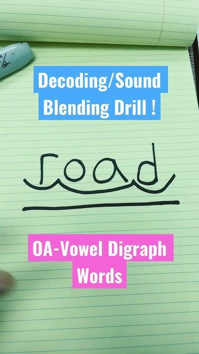 Decoding/Sound Blending Drill-OA Vowel Digraph Words - YouTube