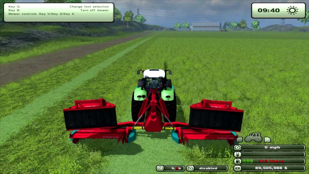Farming Simulator 2013 Mod Review Kverneland Taarup Mower Pack (EN ...
