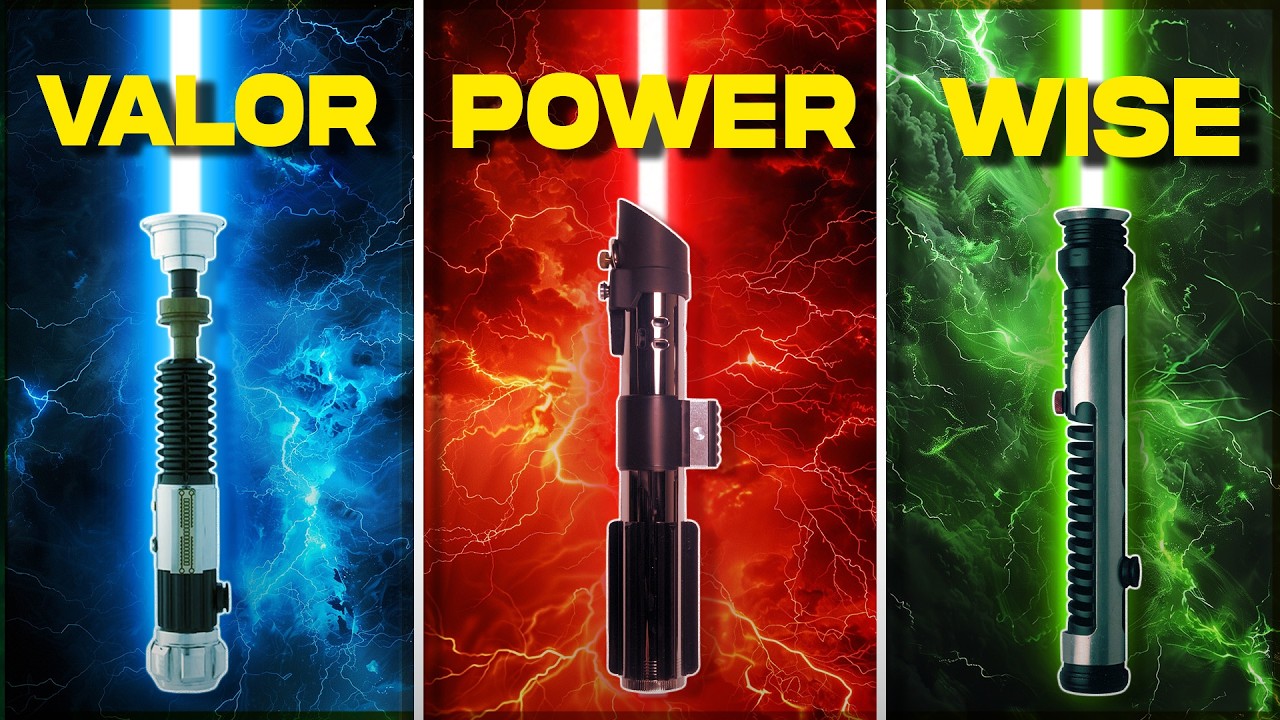 Every Lightsaber Color Meaning in Star Wars Explained - YouTube