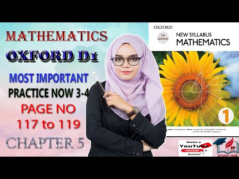 D1 Math Oxford Chapter 5 MOST IMPORTANT Question PRACTICE NOW 3 -4 PAGE ...