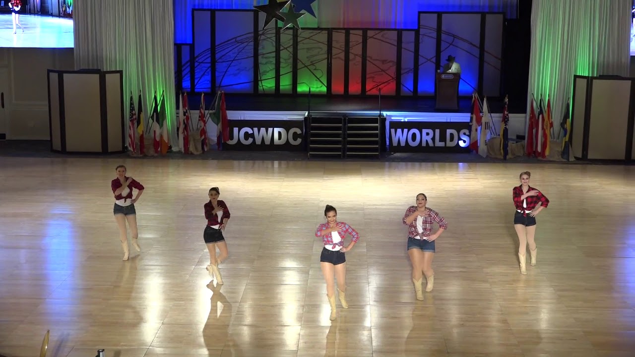 Ladies Line Dance- GDDT World Champions 2019 - YouTube