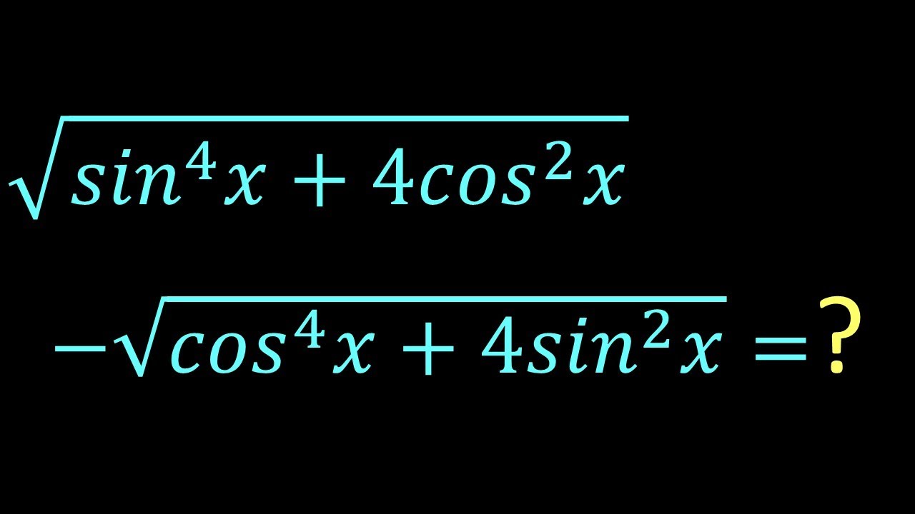Simplifying A Trigonometric Expression #maths - YouTube