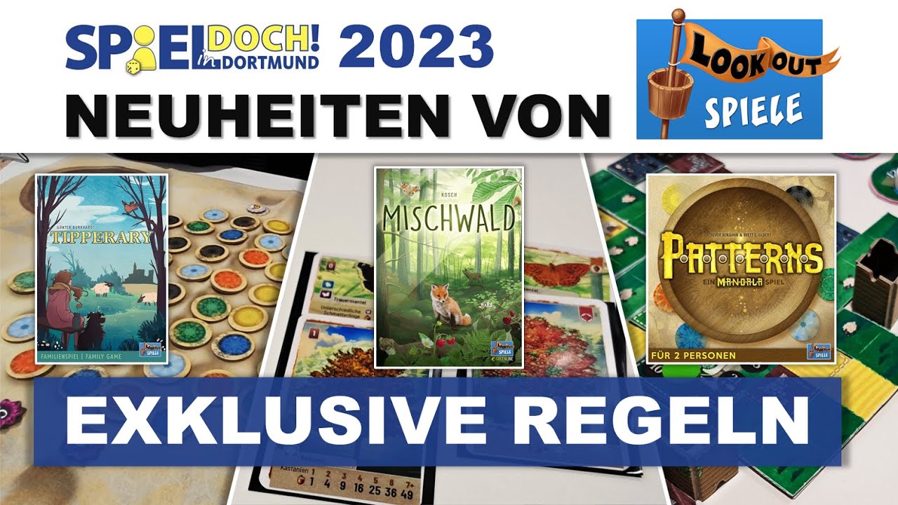 Mischwald Tipperary Patterns Regeln exklusiv von Lookout Spiele auf der ...