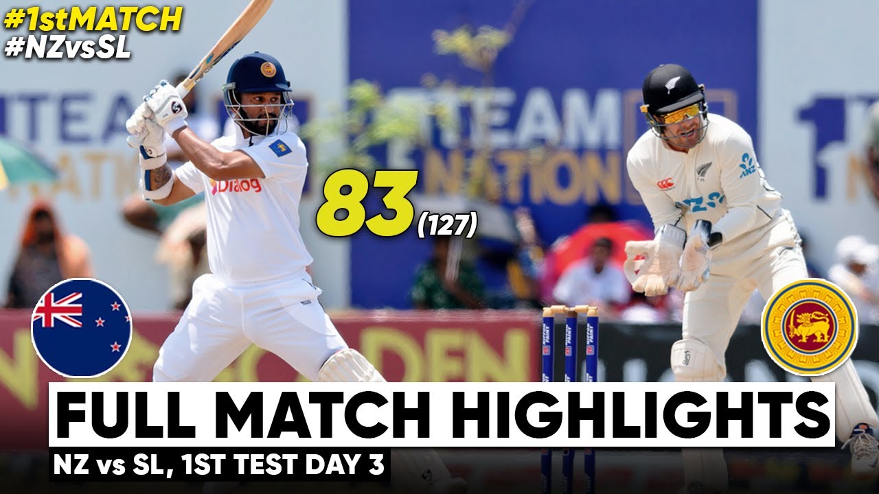 Sri Lanka vs New Zealand | SL vs NZ 1st Test Day 4 Highlights 2024 | SL ...