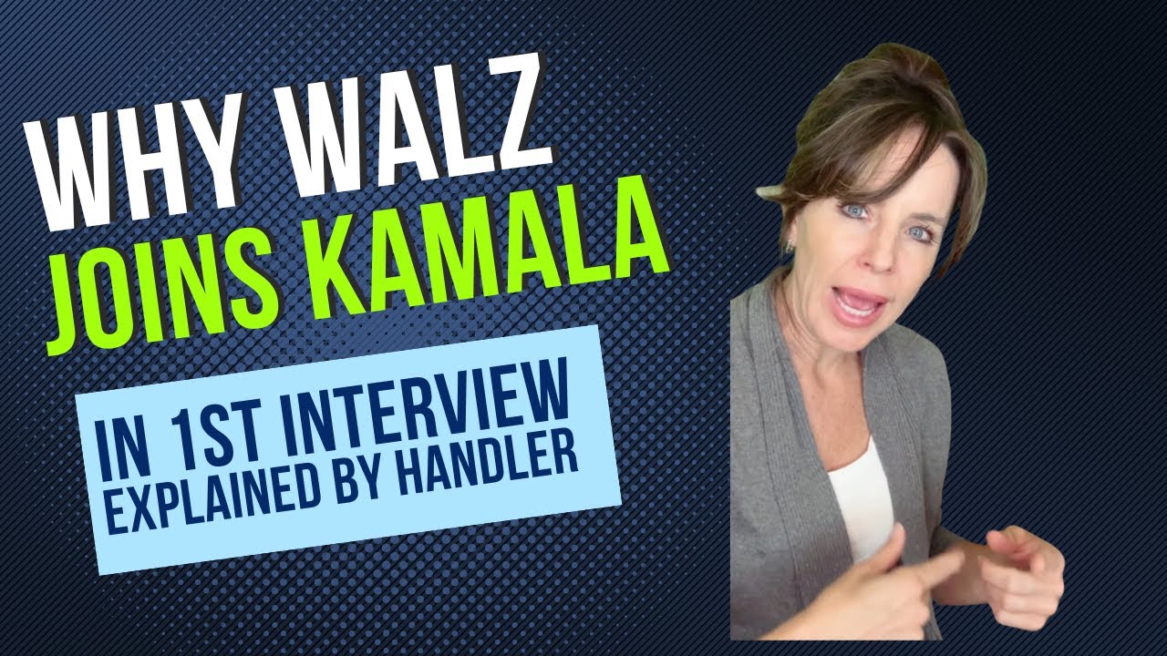 Why Walz joins Kamala in 1st interview explained by handler - YouTube