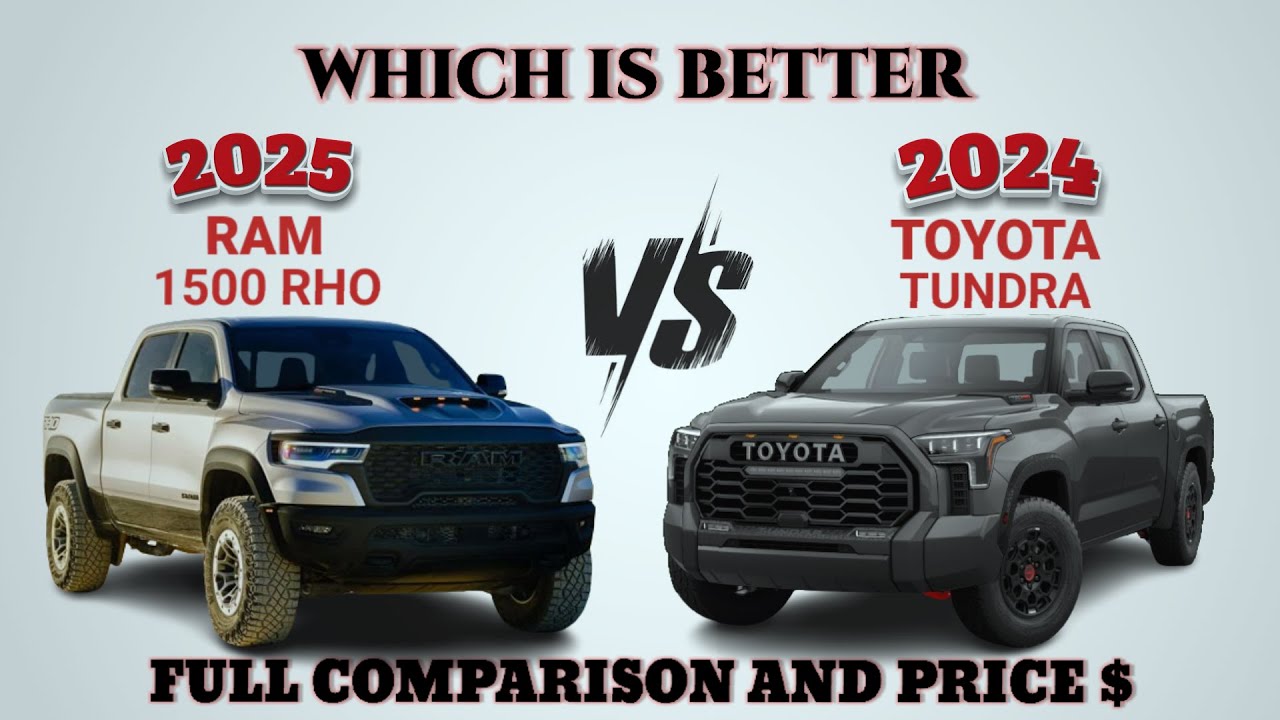 2025 Ram 1500 RHO vs 2024 Toyota Tundra TRD PRO | RHO vs Tundra | Which ...