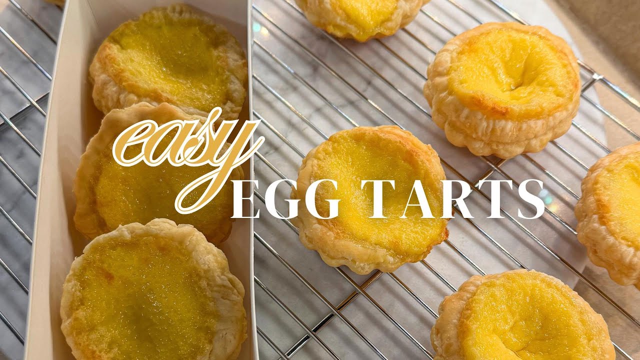 How to make an Easy Egg Tart (Inspired by Dim Sum) - YouTube