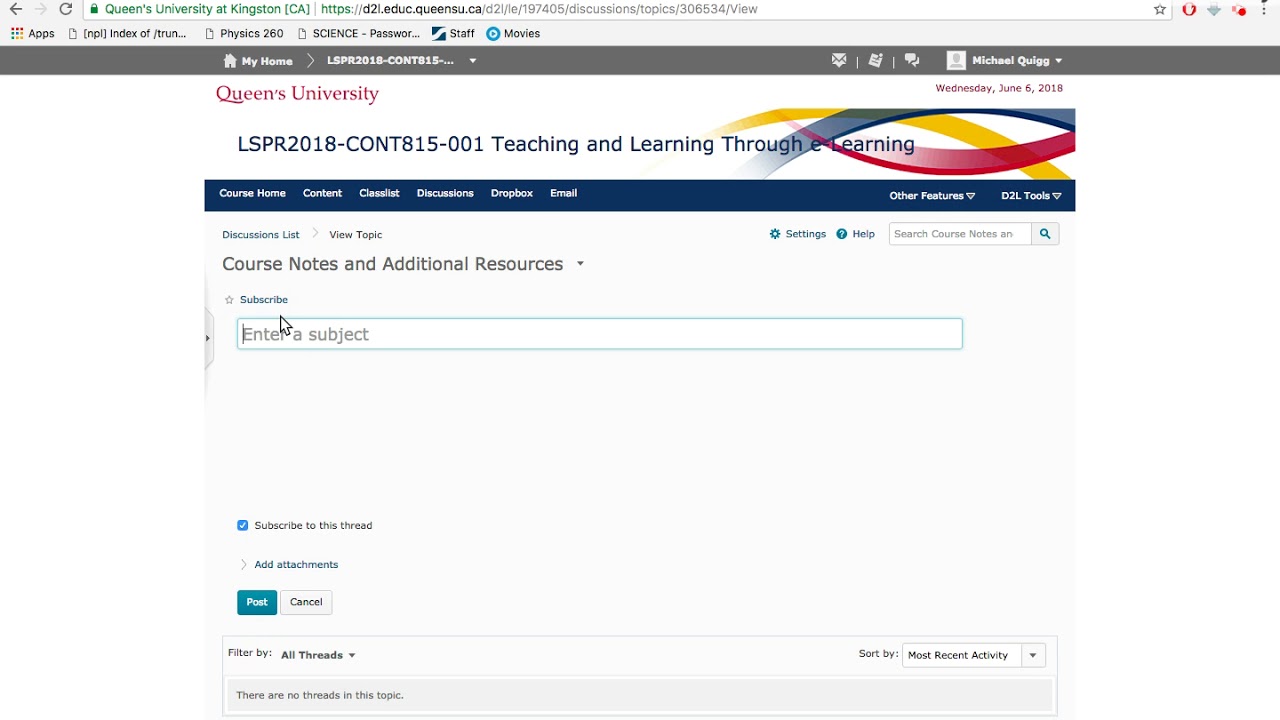 How to Use D2L - YouTube