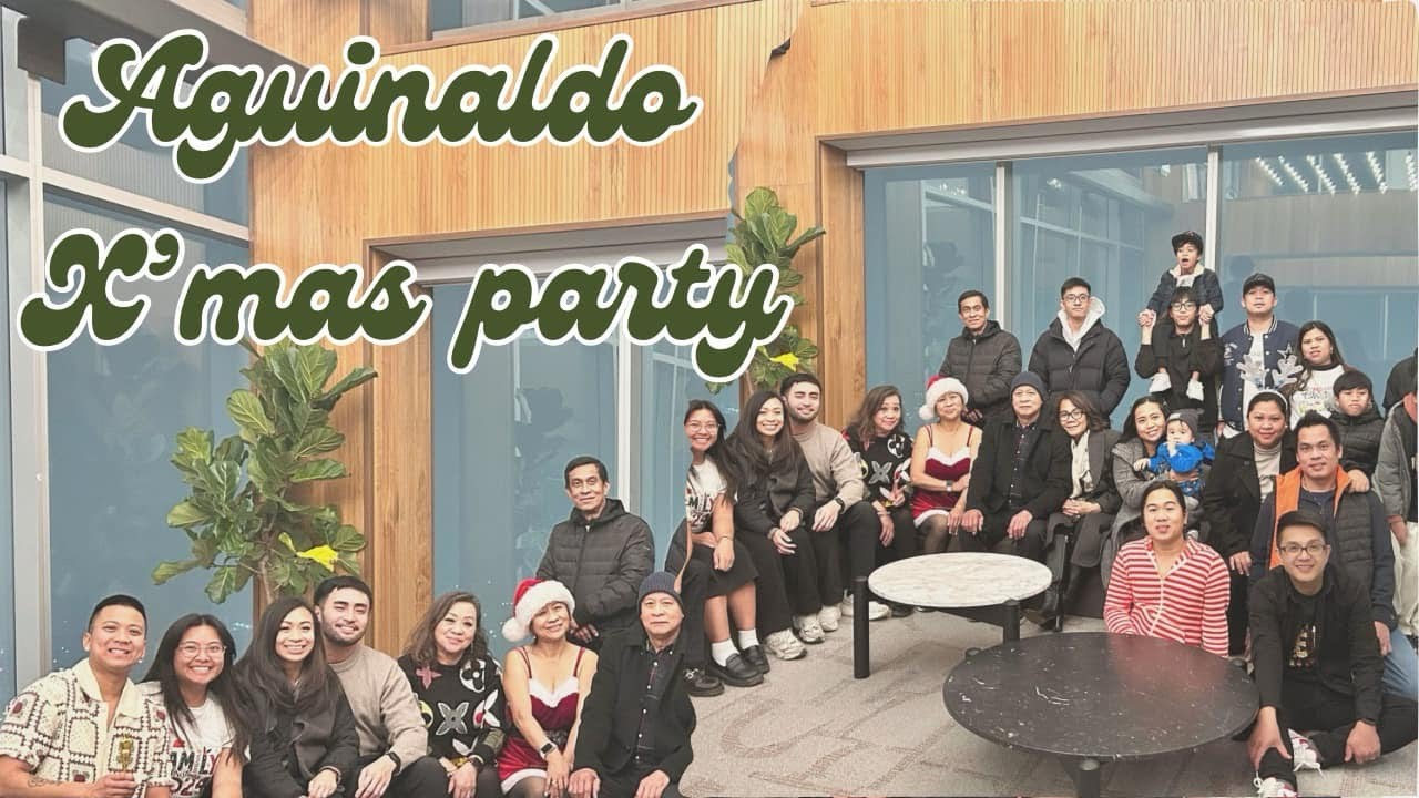 Aguinaldo Xmas Party - Gathered together last Christmas! Had fun ...