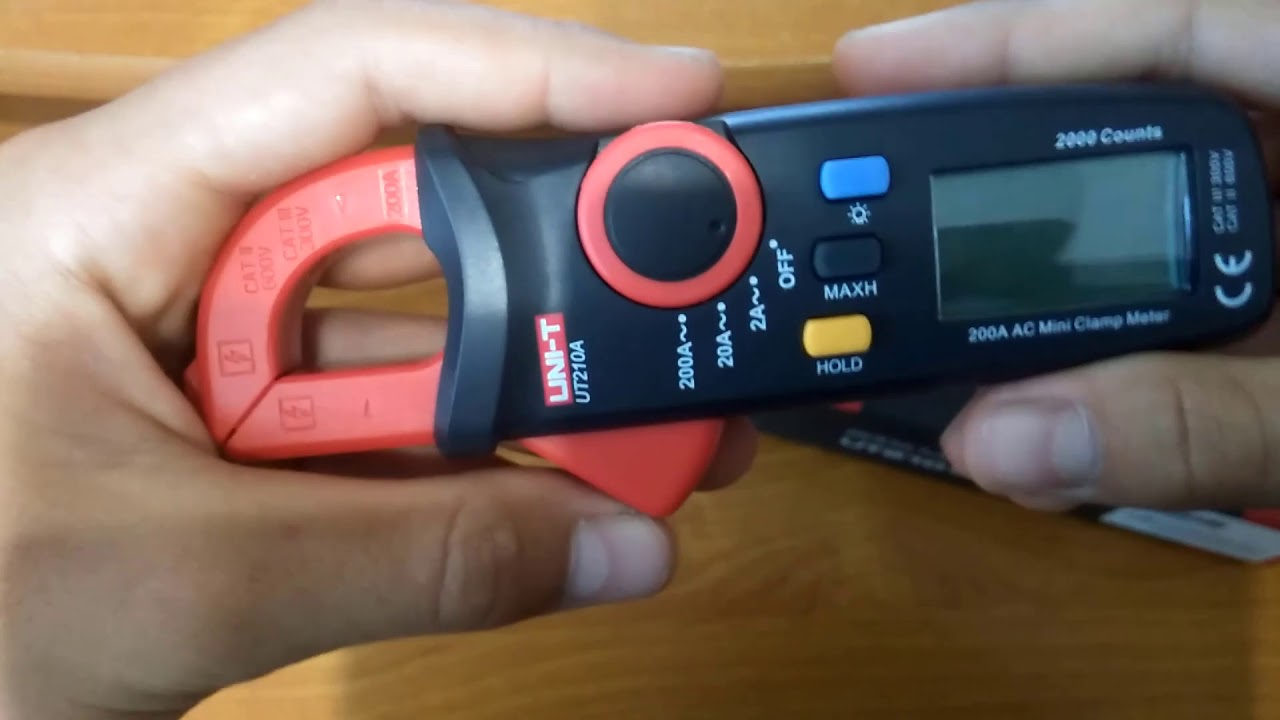 Unboxing and Test of UNI-T UT210A Clamp Meter - YouTube